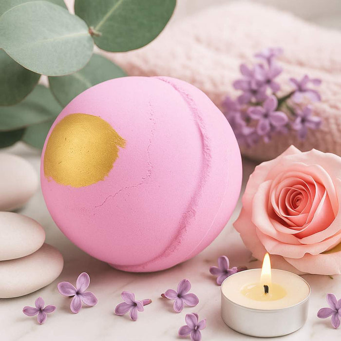 Pink Charlotte Jumbo Bath Bomb | Bella Forever